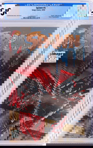 Spawn #5 Cgc 9.8 White Pages Death Billy Kincaid