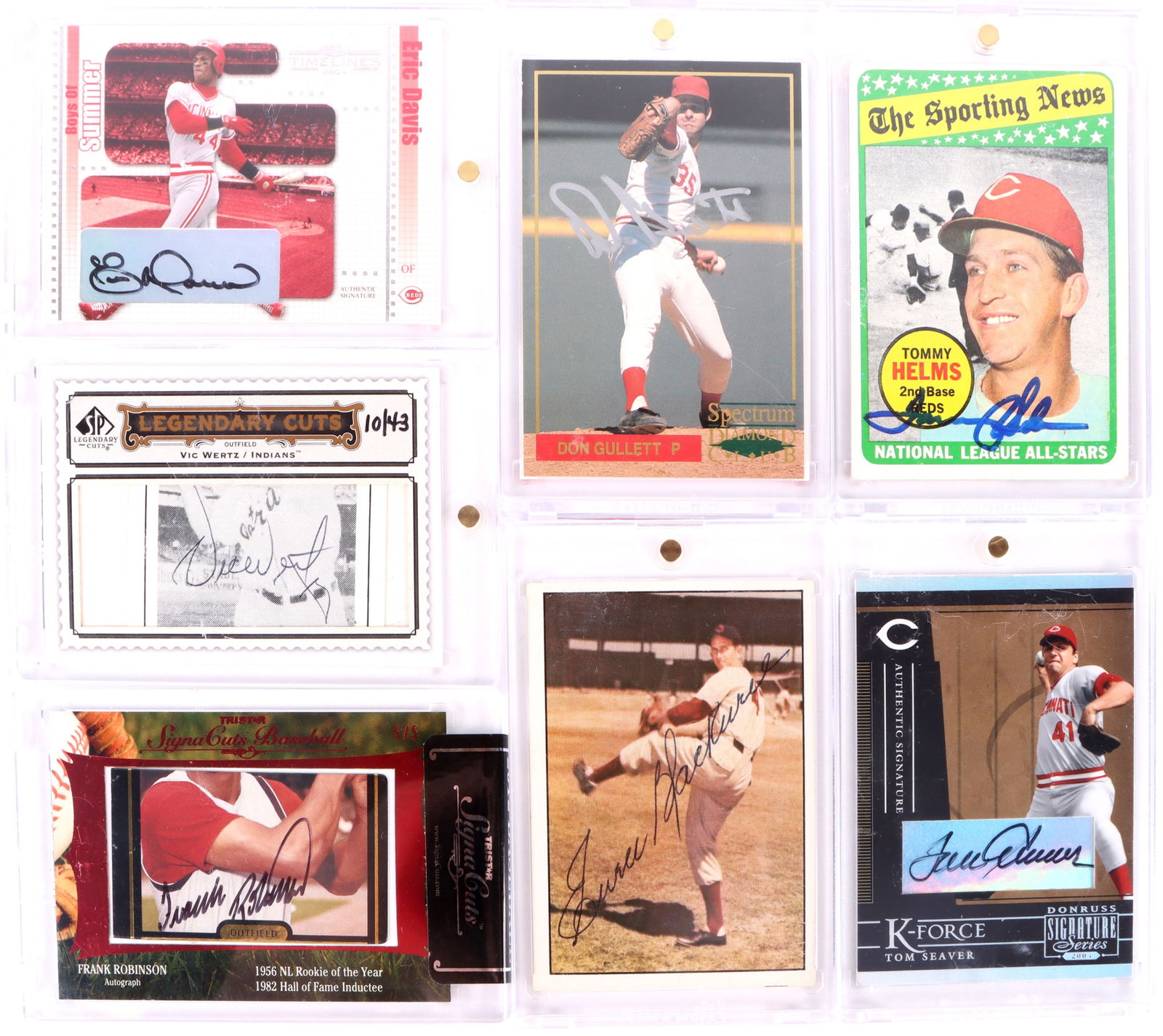 Panini & Upper Deck Autographed Baseball Cards(7) Auction