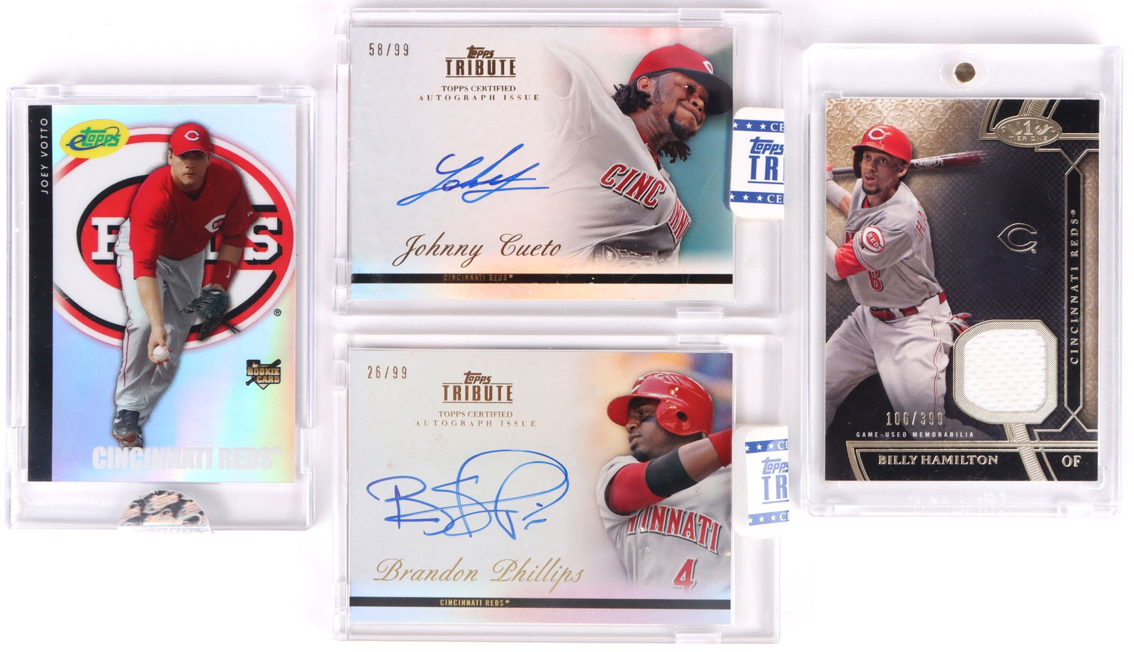 Cincinnati Reds Autograph Baseball Cards Auction