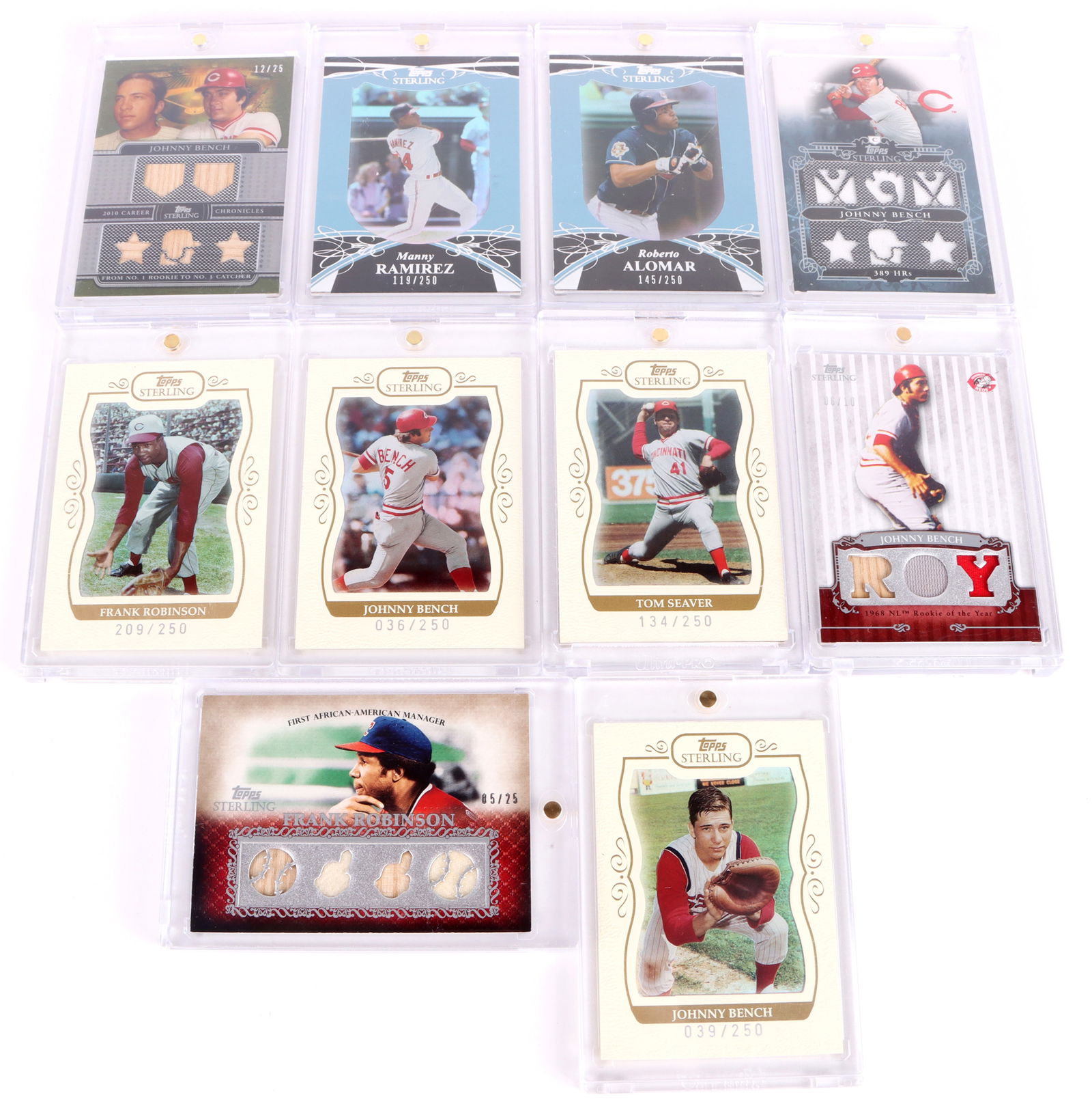 2008-2010 Topps Sterling Indians & Reds Cards(10) Auction