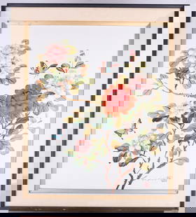 Framed Original Oil Painting By C. Franco