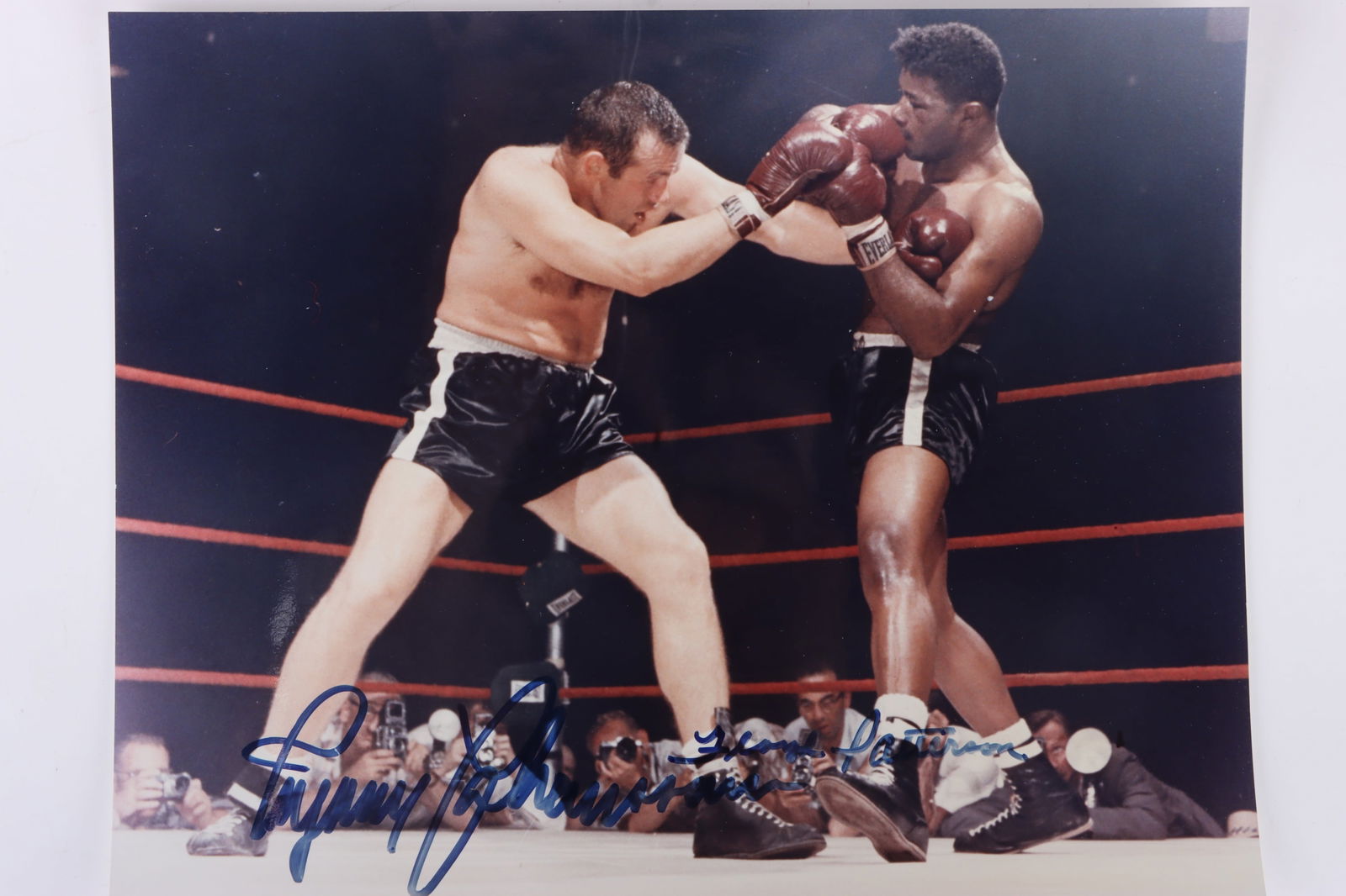 Autographed Johansson V Patterson Photo