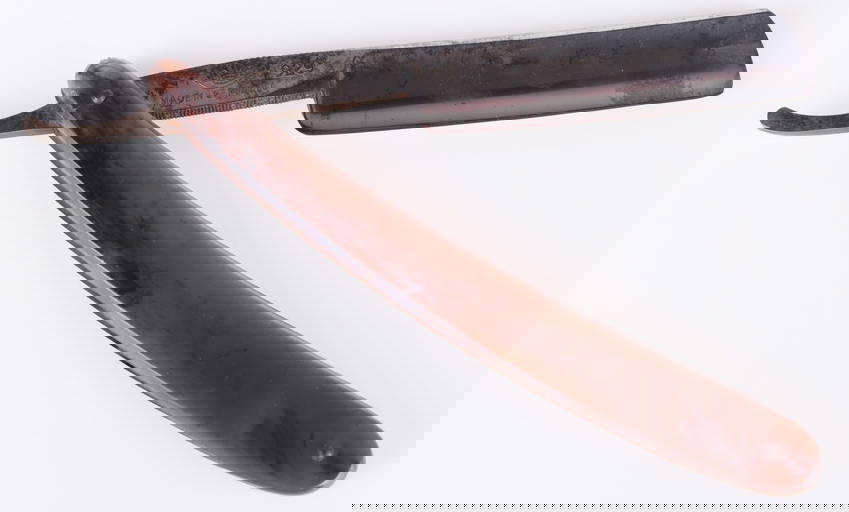 Sword And Crown Ern 929 Rare Barber Straight Razor