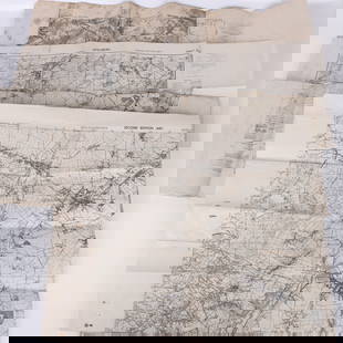 Wwii U.s. Military Field Maps 1939-1945 - (4) Auction