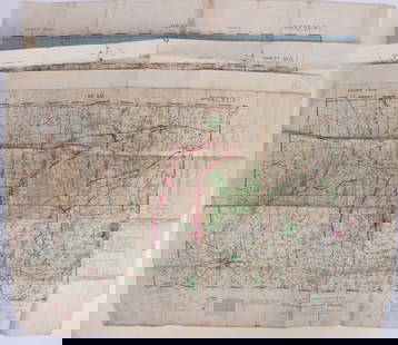 Wwii U.s. Military War Maps Of France (3)