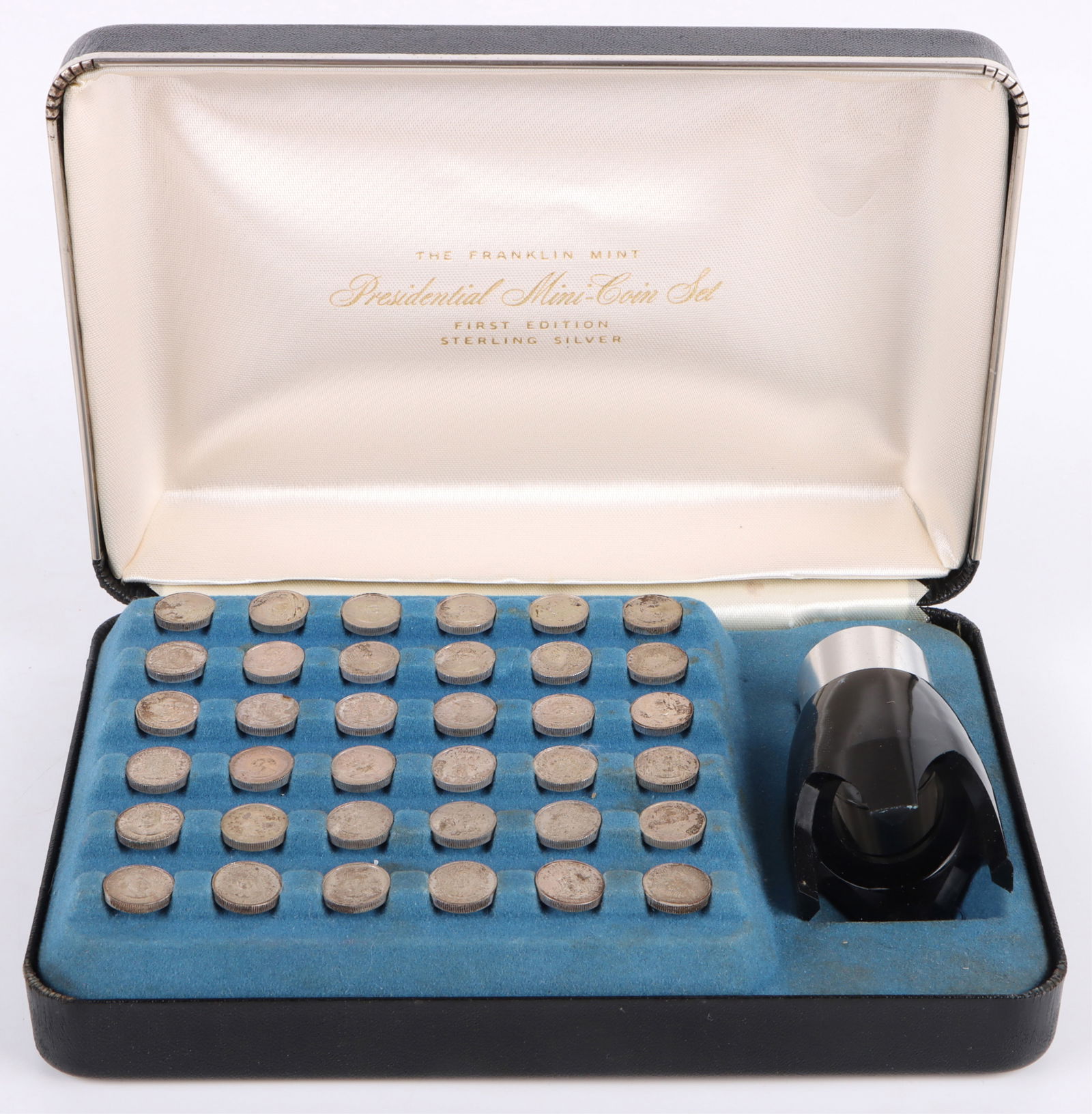 Sterling Presidential Mini Coin Set Franklin Mint Auction