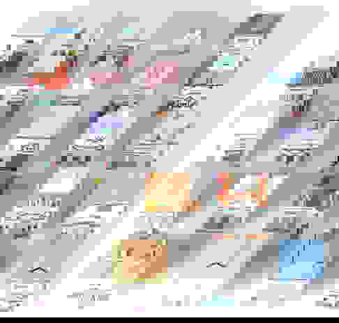 Lenox Spice Village Complete Set Of 24 Pieces Auction