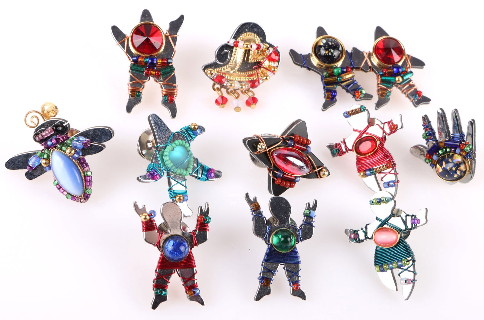 Rare Liztech Collectible Ornate Mirror Pins Auction