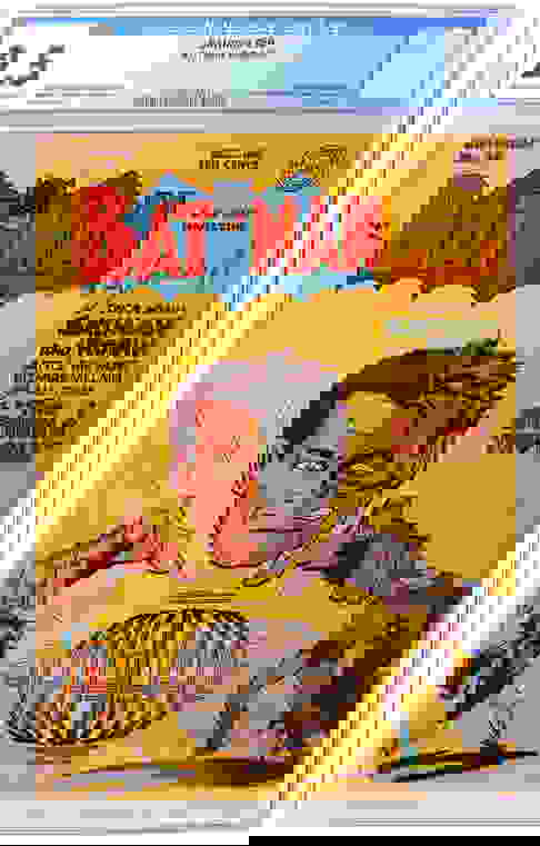 Batman #50 (1948)cgc 2.5 Two-face Cover/joker Cam. Auction