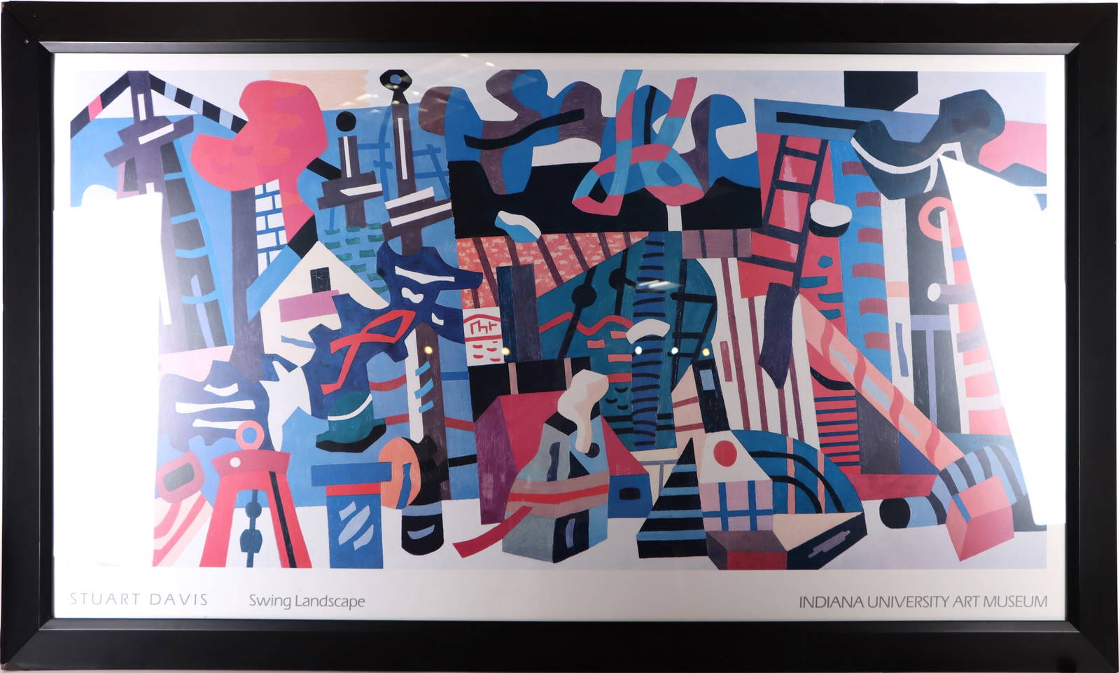 Stuart Davis Swing Landscape Large Original Print Auction