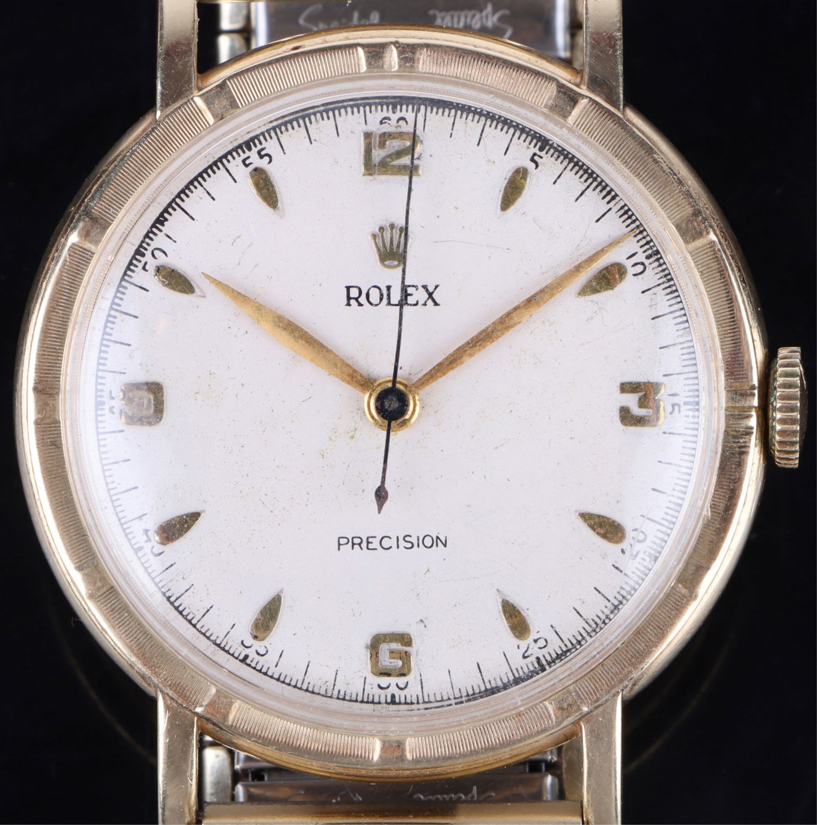 1950's Rolex Precision 10k Gold Luxury Wristwatch Auction