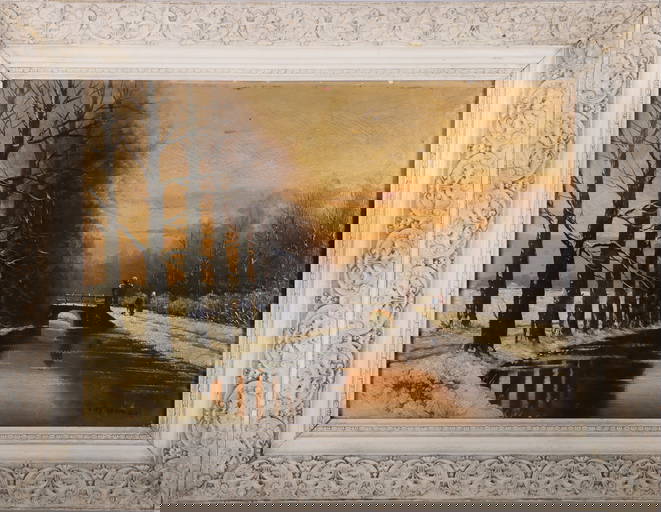 M.h. Hormans Original Oil Landscape Painting