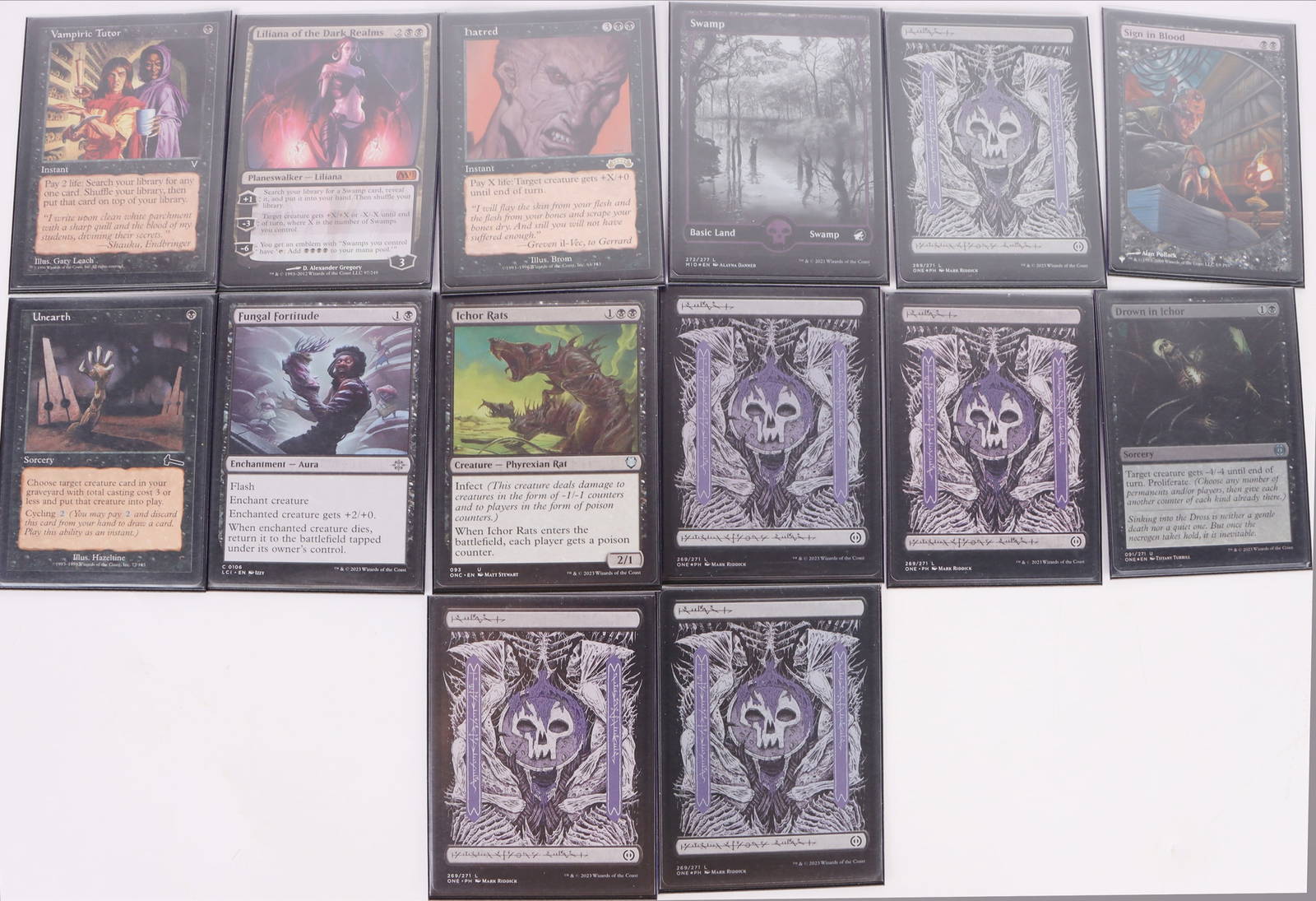 Magic The Gathering Lot Incl Rare & Mythics 14 Ct Auction