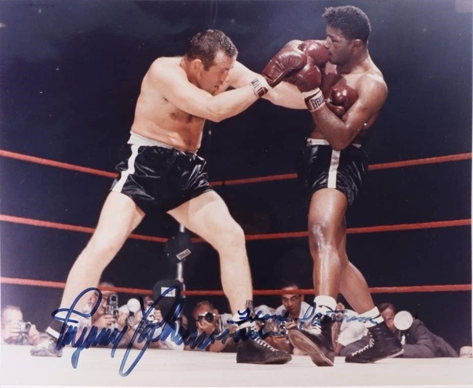 Johansson Vs Patterson Autographed Photo Auction