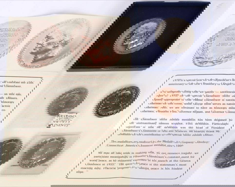 Eisenhower & Ronald Reagan Collector's Coins Auction