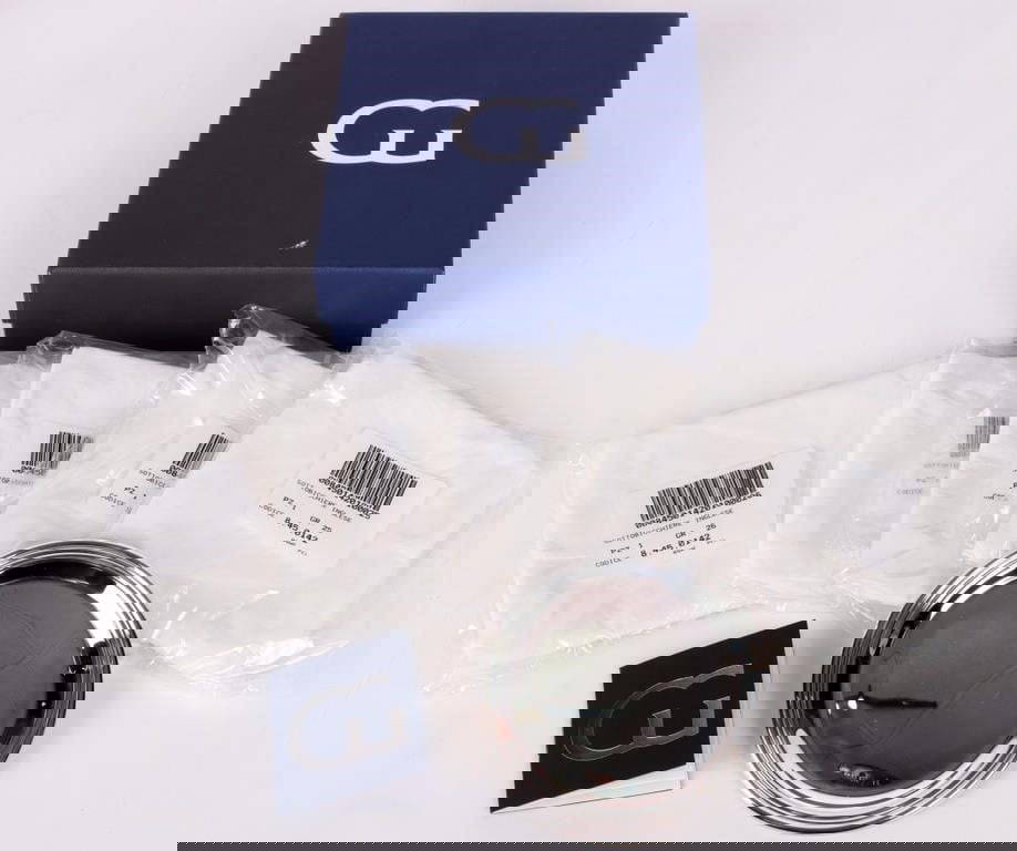 Greggio Sterling Silver 6pc Coaster Set W/ Box Auction