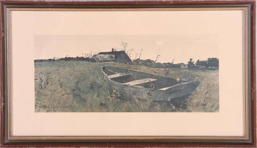 Andrew Wyeth 'teel's Island' Art Print Auction