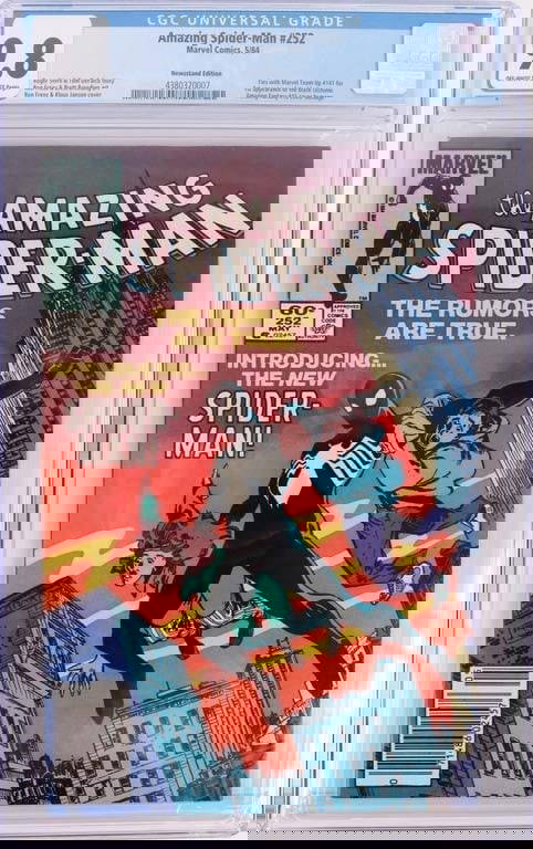 Amazing Spider-man #252 Cgc 9.8 Newsstand- Blk Cst Auction