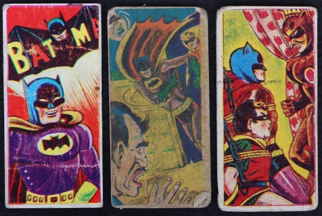Early Batman Menko Japanese Playing Cards -1960's Auction