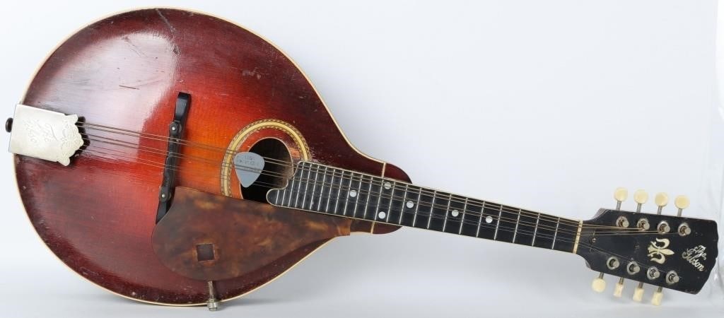 Antique Early 20th Cent Gibson Mandolin A4 W/ Case Auction