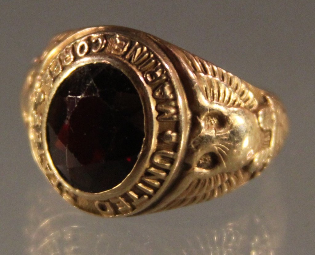 VINTAGE ESTATE 10K GOLD USMC MARINE CORPS RING - Dec 16, 2014 | Florida ...