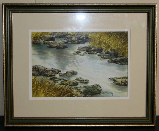 William Bill Ely Signed Watercolor Painting