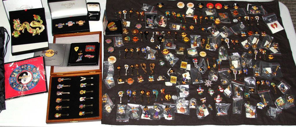 Massive Collection Hard Rock Cafe Pins