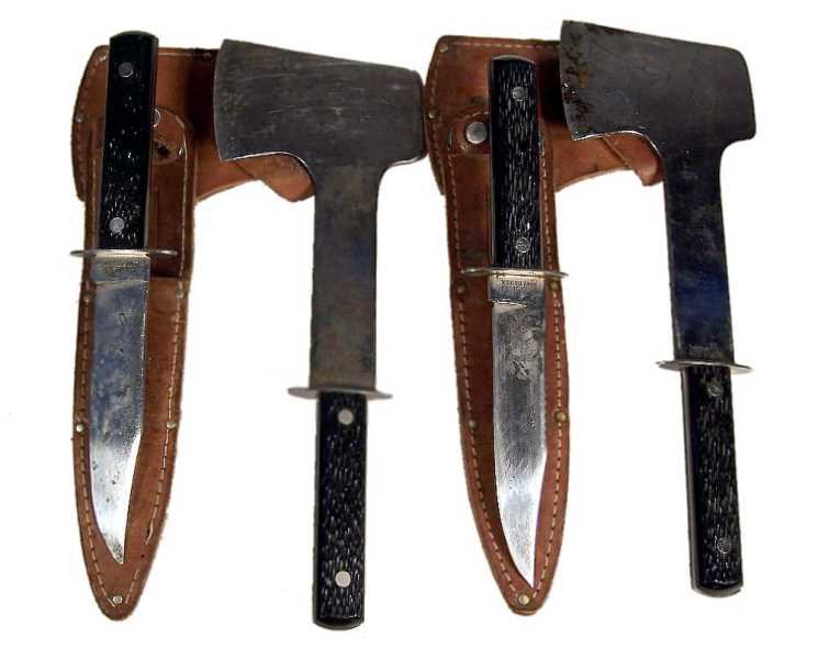 2 Imperial Knife & Hatchet Camping Sets