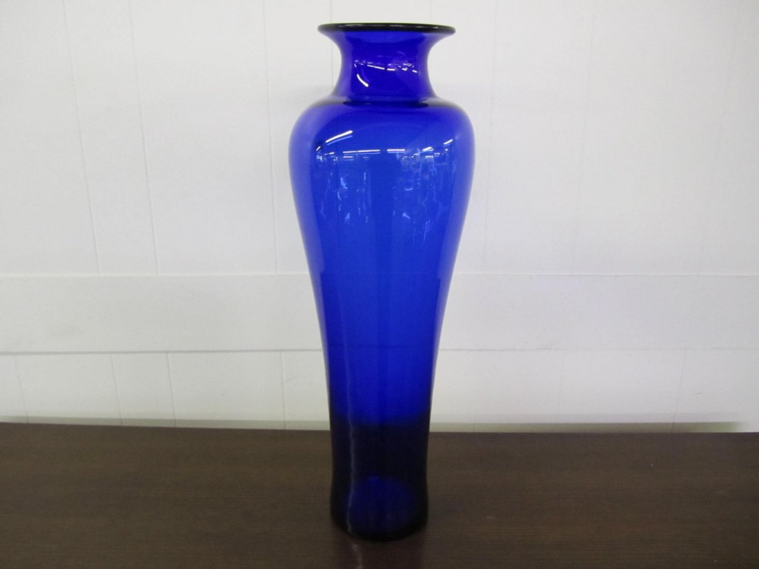 Large Cobalt Blue Blenko Vase Mid-Century Modern - Feb 27, 2016 | Got ...