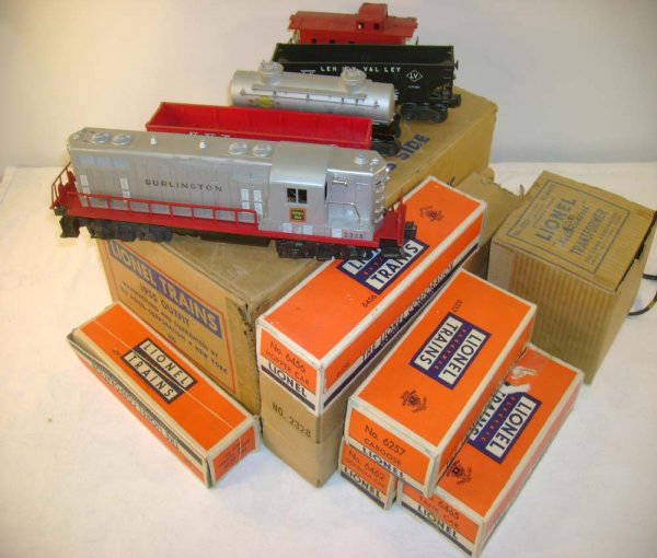 Abt: Lionel #505 (1531w) Burlington Freight Set/ob