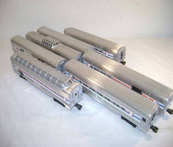 Abt: 7 Lionel #19100 Series Amtrak Streamline Pas