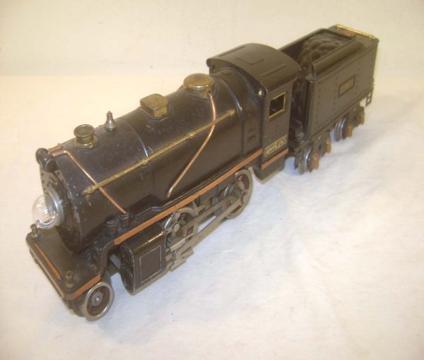 218: ABT: Lionel #258/#262T Black Steam Engine & Tender