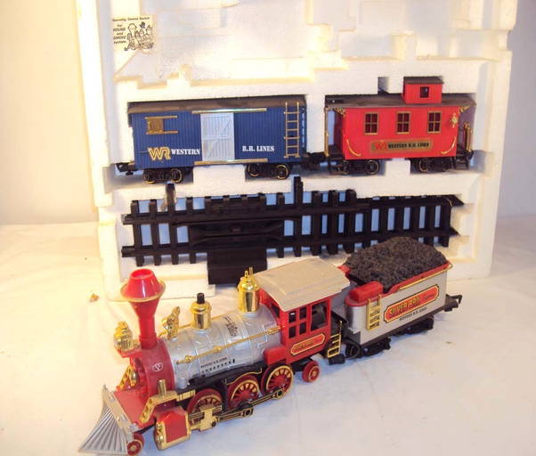 Abt: Battery Operated New Bright #185 Train Set/ob