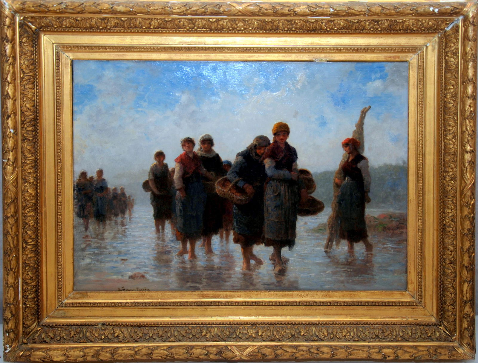 Eugene Feyen Perrin 1815/1908 Olio Su Tela