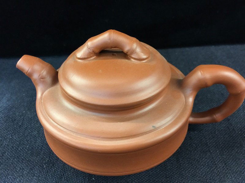Antique Chinese Zisha Tea Pot With Mark