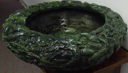 A Chinese Finely Carved Jade Bowl