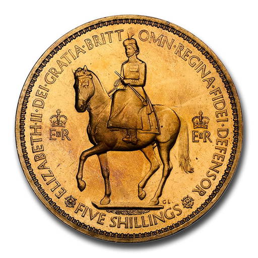 1953 Great Britain Crown Elizabeth Ii Pf 66 Cameo Ngc