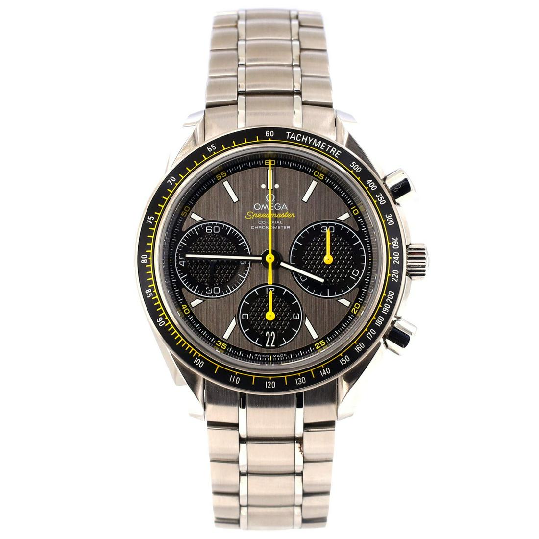 Omega Speedmaster Racing Co-axial Chronograph Automatic Watch Stainless ...