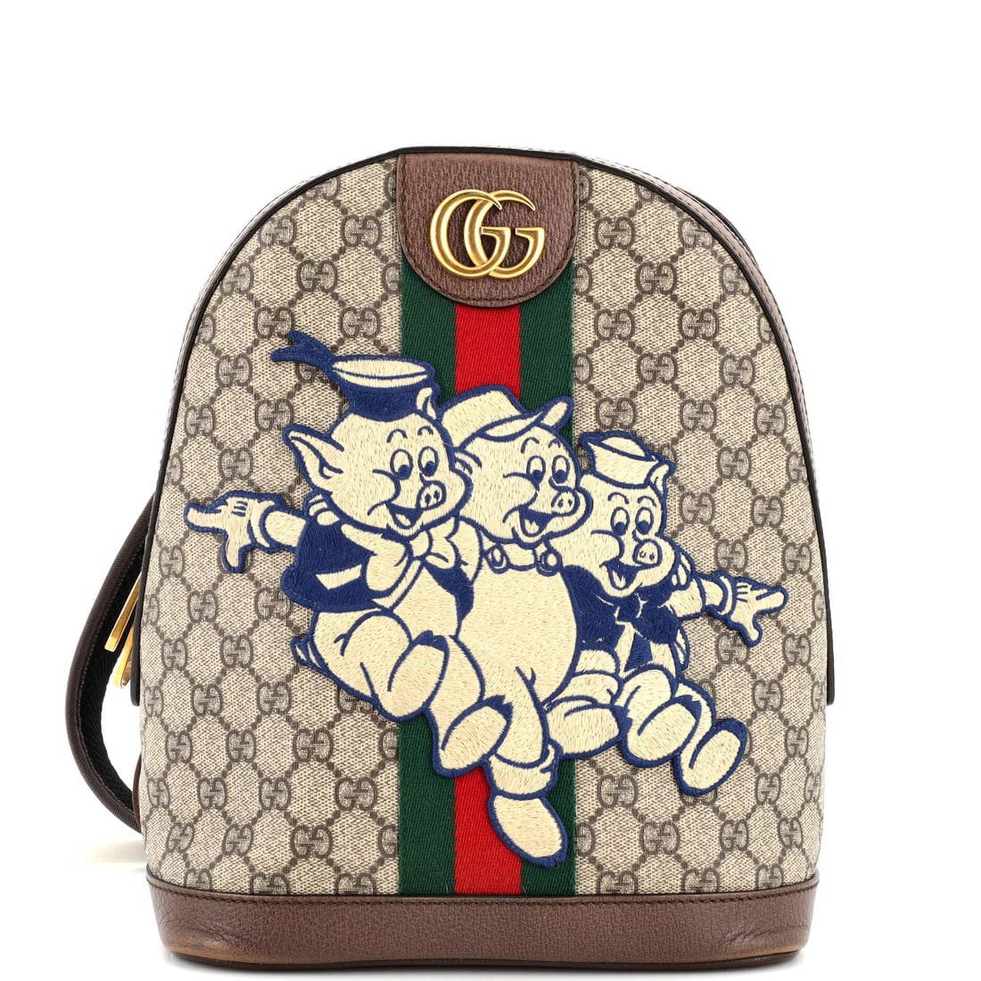 Gucci Disney Three Little Pigs Ophidia Backpack Gg Coated Canvas With ...