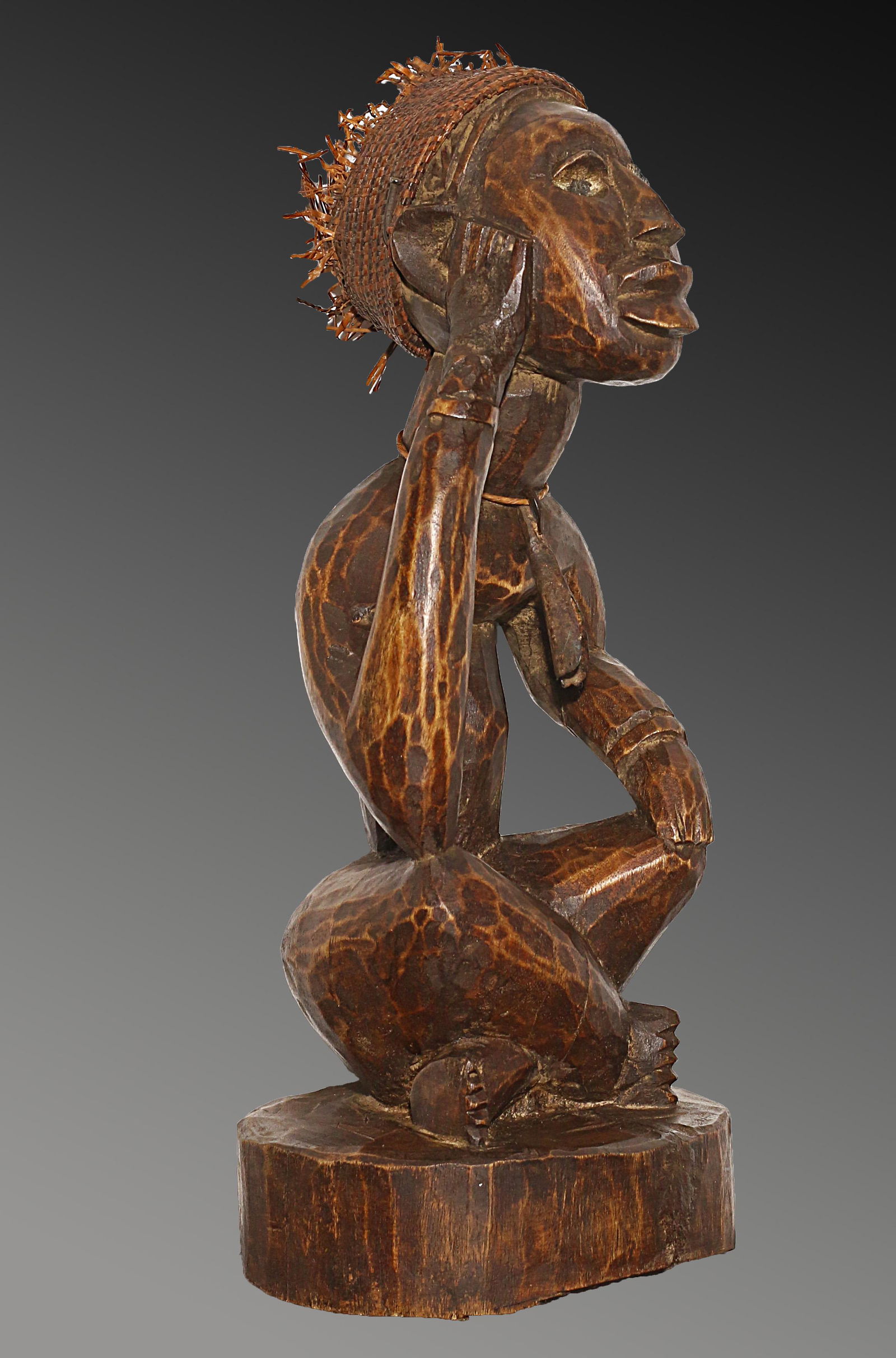 Congo 1960 Bakongo people Ceremonial wooden Male statue - Jan 31, 2021 ...