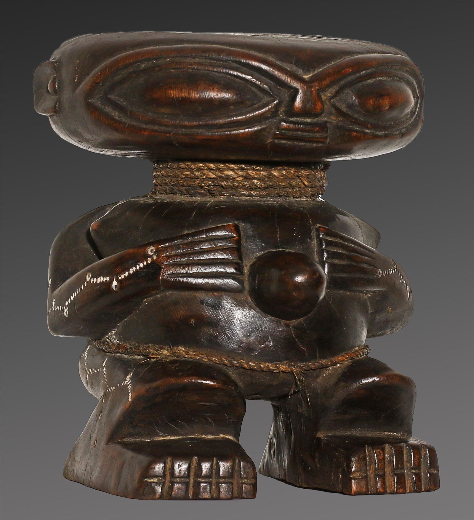 Cameroon 1950 Old Tribal Pygmy Maternity wooden Statue 26,5 cm - 3,5 kg ...