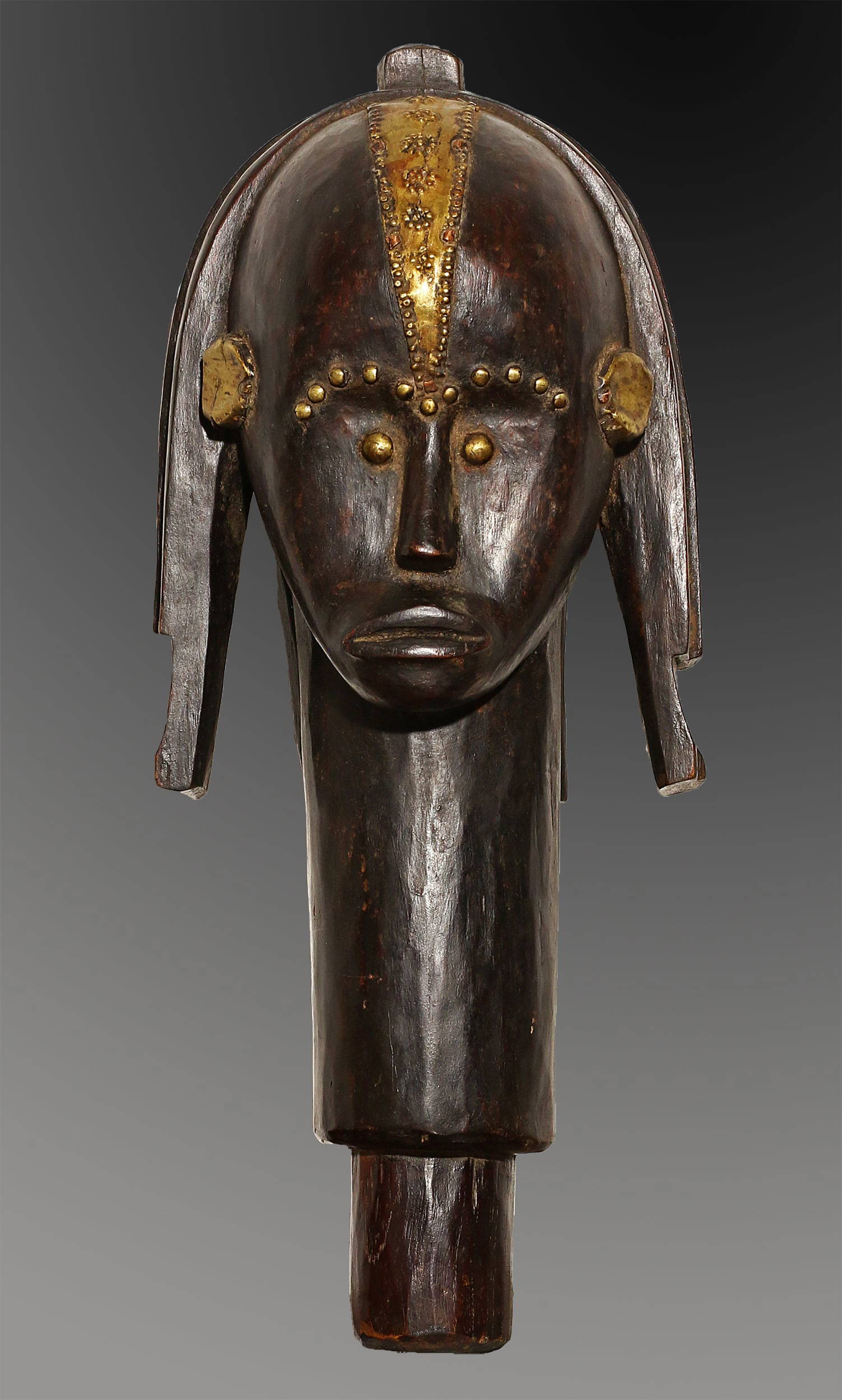 Gabon 1950 Old Tribal Fang People Reliquary Head Figure 1 Kg ...