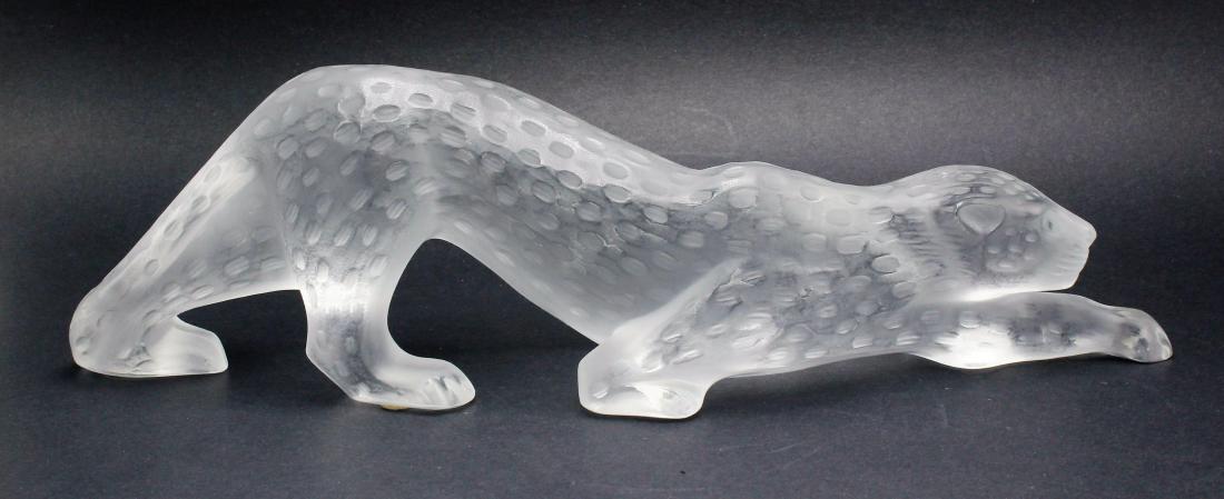 Lalique Crystal Leopard Figure - Nov 18, 2018 | Bruce Kodner Galleries ...