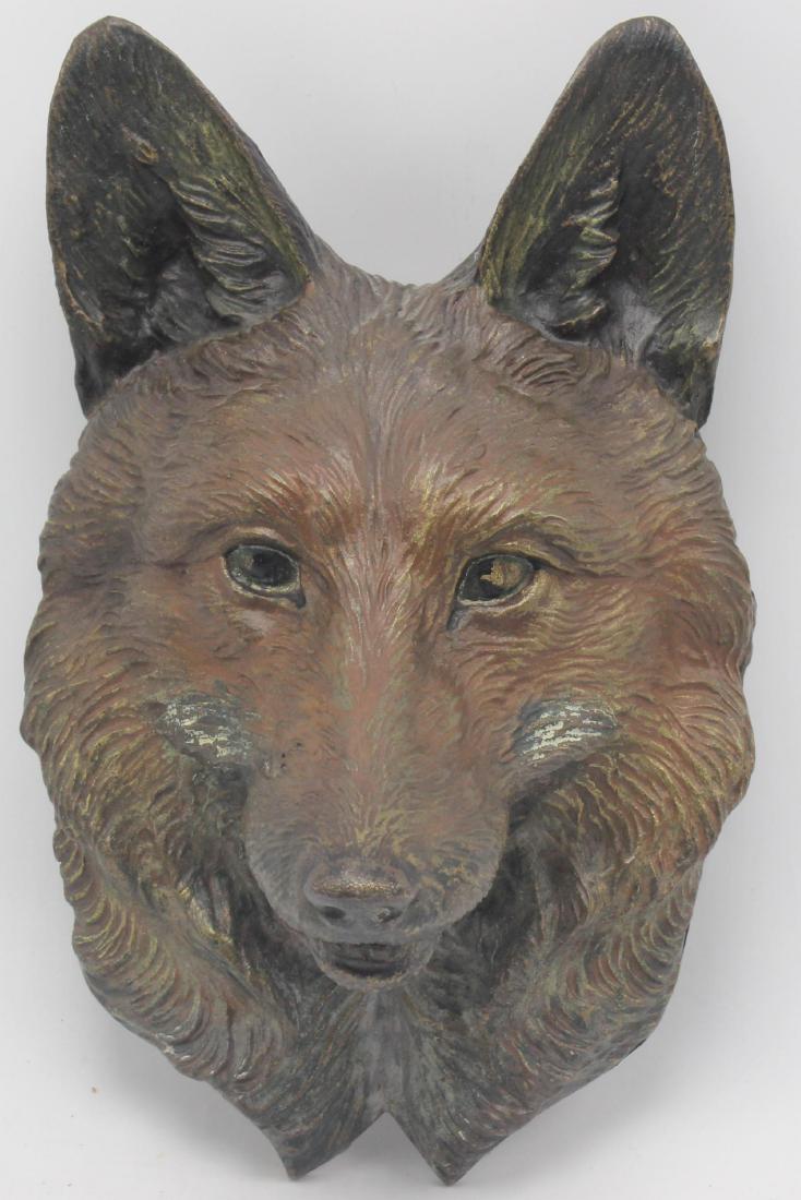 Antique Vienna Bronze Fox Head - Feb 17, 2019 | Bruce Kodner Galleries ...