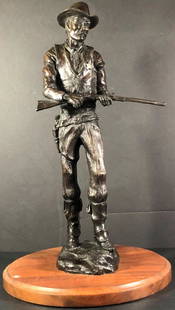 Rusty Phelps (american, B. 1936) Bronze Sculpture