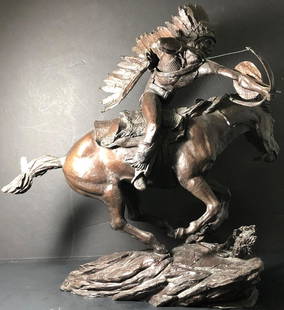 Rusty Phelps (american, B. 1936) Bronze Sculpture