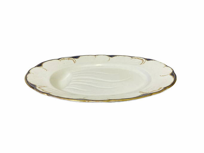 Large Booths Royal Semi Porcelain Oval Serving Tray