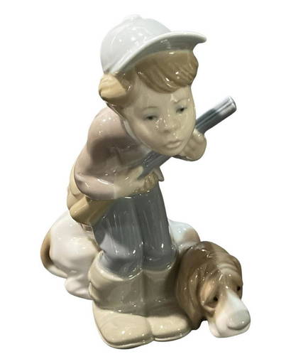 Lladro #4971 Hunter Puppet Porcelain Figurines