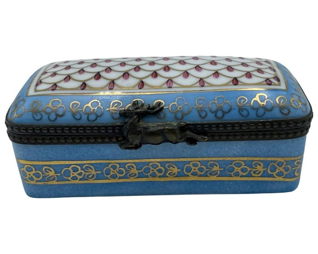 Limoge France Porcelain Box - Mar 12, 2023 | Bruce Kodner Galleries in FL