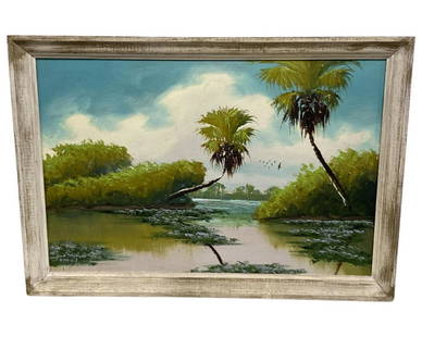 Roderick Hair Florida Palm Painting